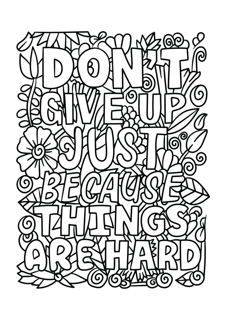 Motivation Coloring Pages (FREE) (2026) - Coloring and Learn