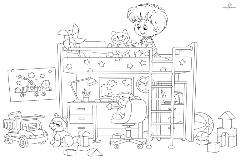 Room Coloring Pages (FREE) (2026) - Coloring and Learn