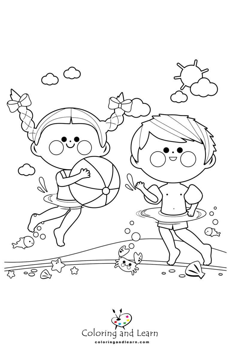 Swim Coloring Pages (FREE) (2026) - Coloring and Learn