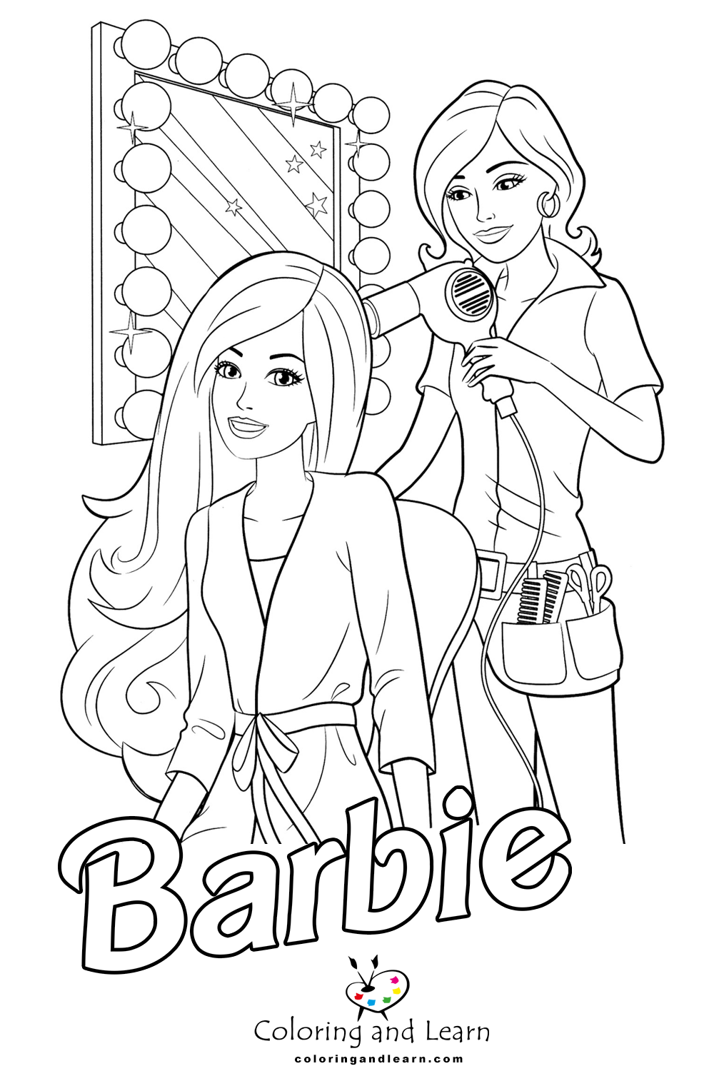 Barbie Coloring Pages FREE 2026 Coloring And Learn