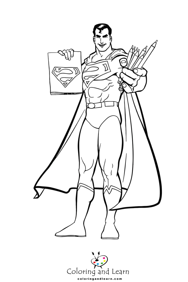 Superman Coloring Pages (FREE) (2026) - Coloring and Learn