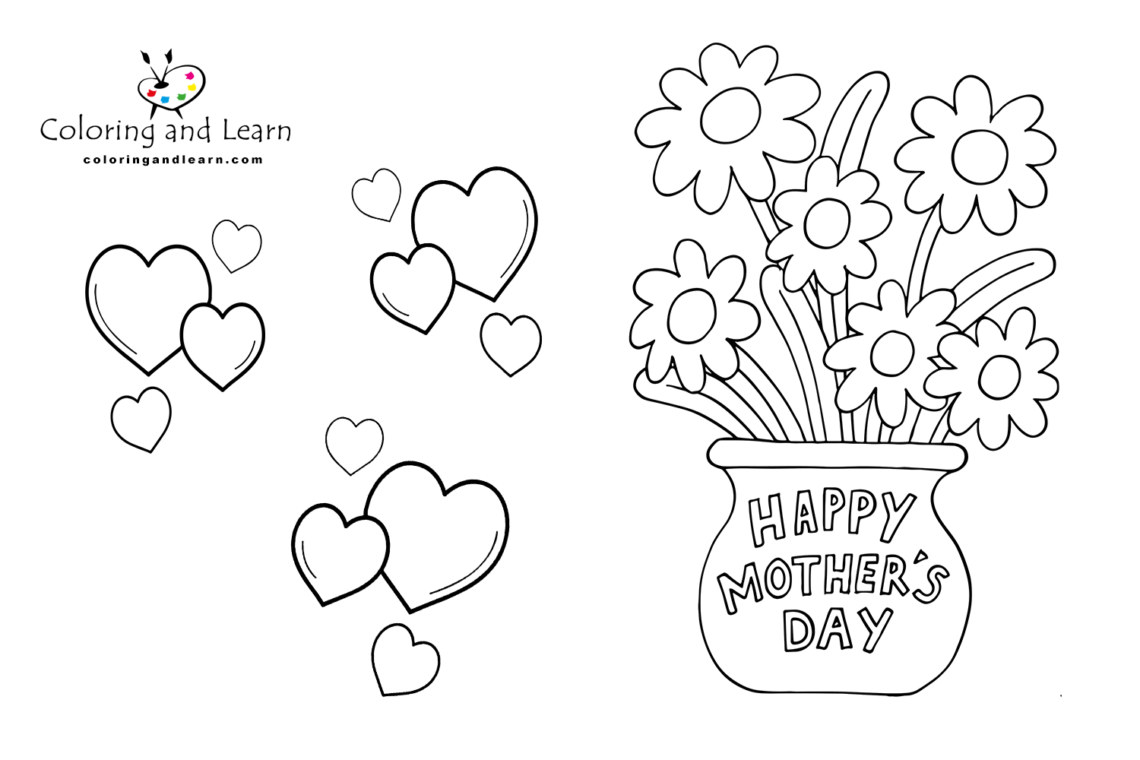 Mother's Day Coloring Pages (FREE) (2026) - Coloring and Learn