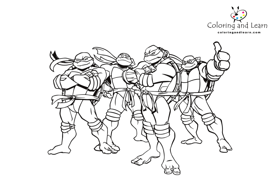 Teenage Mutant Ninja Turtles Coloring Pages (FREE) (2026) - Coloring ...