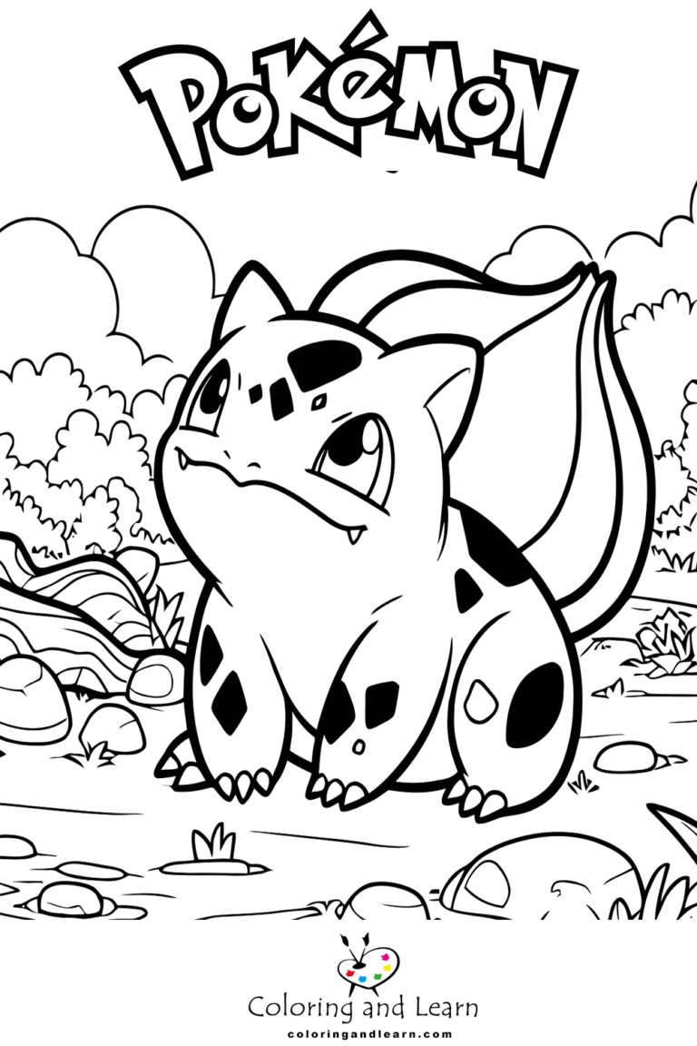 Bulbasaur Coloring Pages (FREE) (2026) - Coloring and Learn