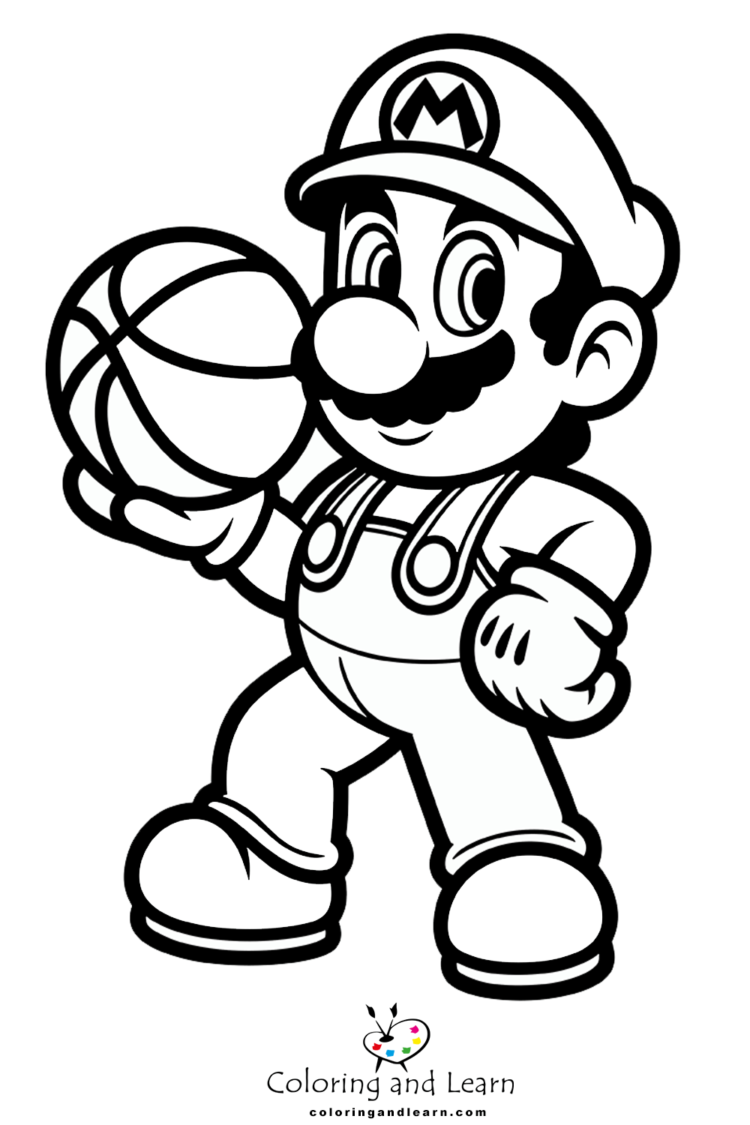 Mario Coloring Pages (FREE) (2026) - Coloring and Learn