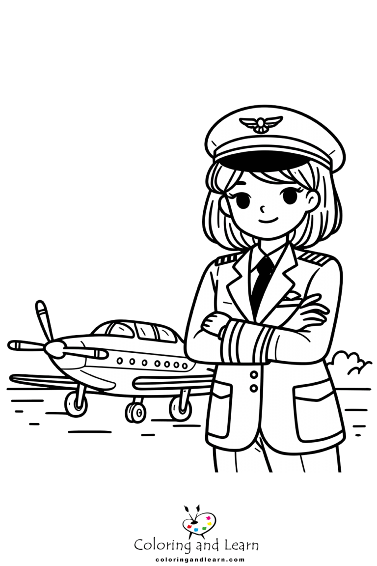 Pilot Coloring Pages (FREE) (2026) - Coloring and Learn